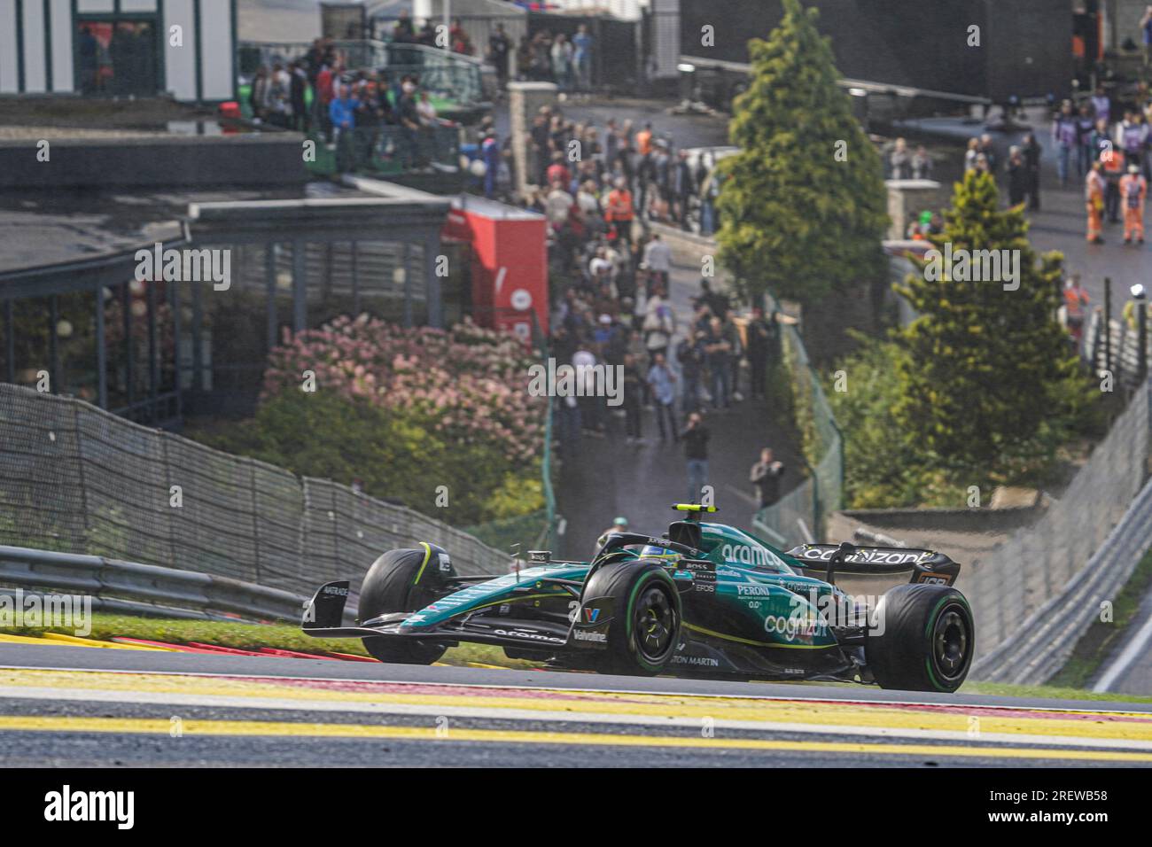 Fernando Alonso (SPA) Aston Martin F1 Team AMR23 during Sprint Race on ...