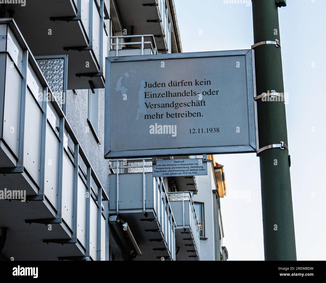Signs around the Bayerischer Platz area are thought provoking Jewish ...