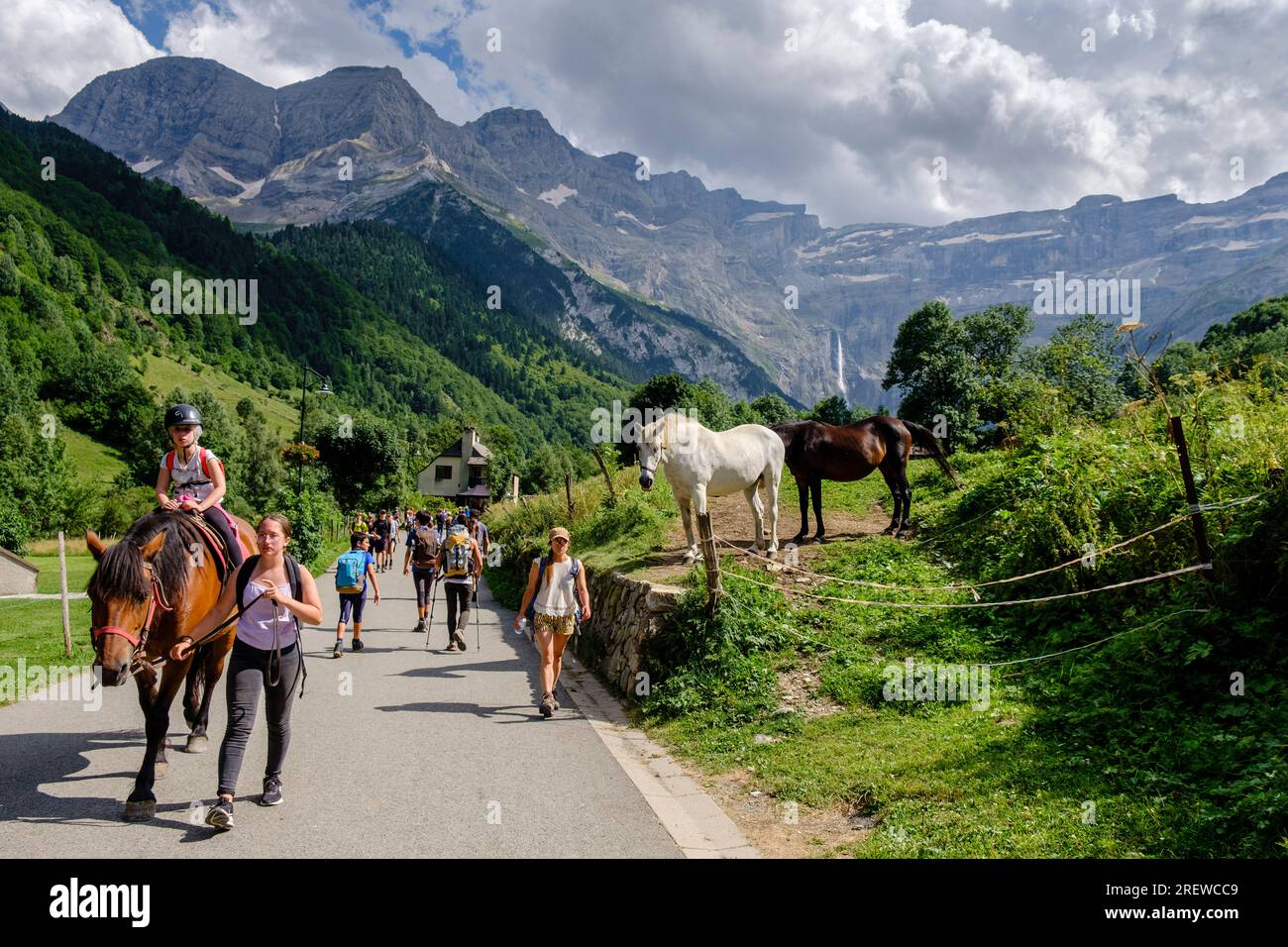 Cirque de Gavarnie, Pyrenees National Park, Hautes-Pyrenees, France ...
