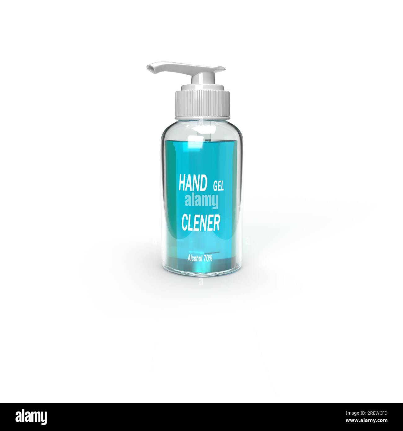 Liquid glass bottle with pump, Coronavirus hand protection, 3D hand ...