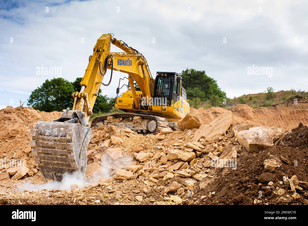 Komatsu grader hi-res stock photography and images - Alamy