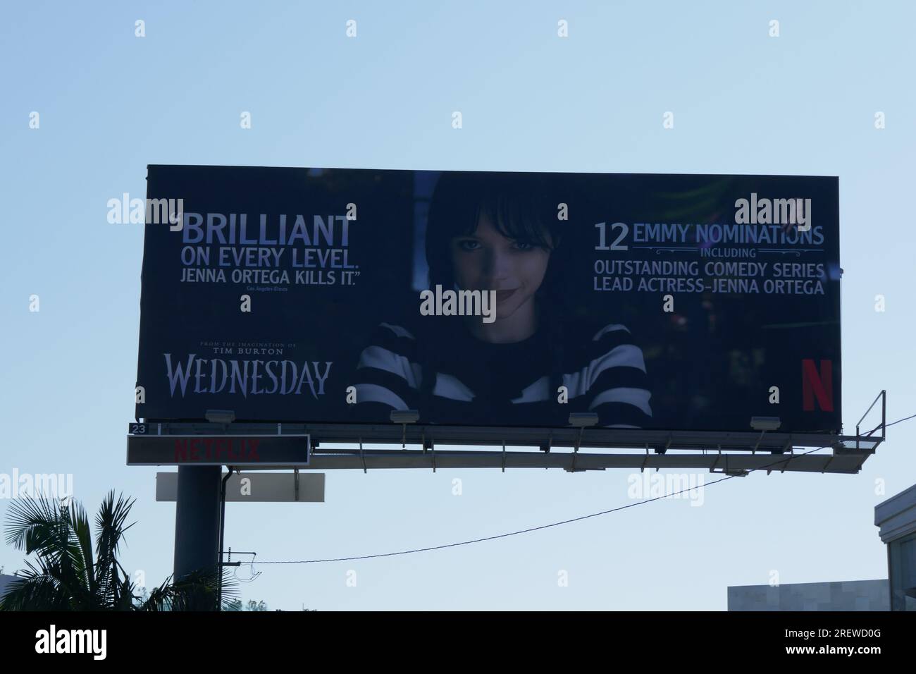 Los Angeles, California, USA 29th July 2023 Tim Burton Wednesday Jenna ...