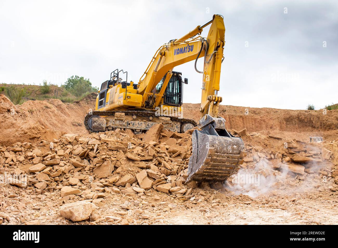 Komatsu grader hi-res stock photography and images - Alamy