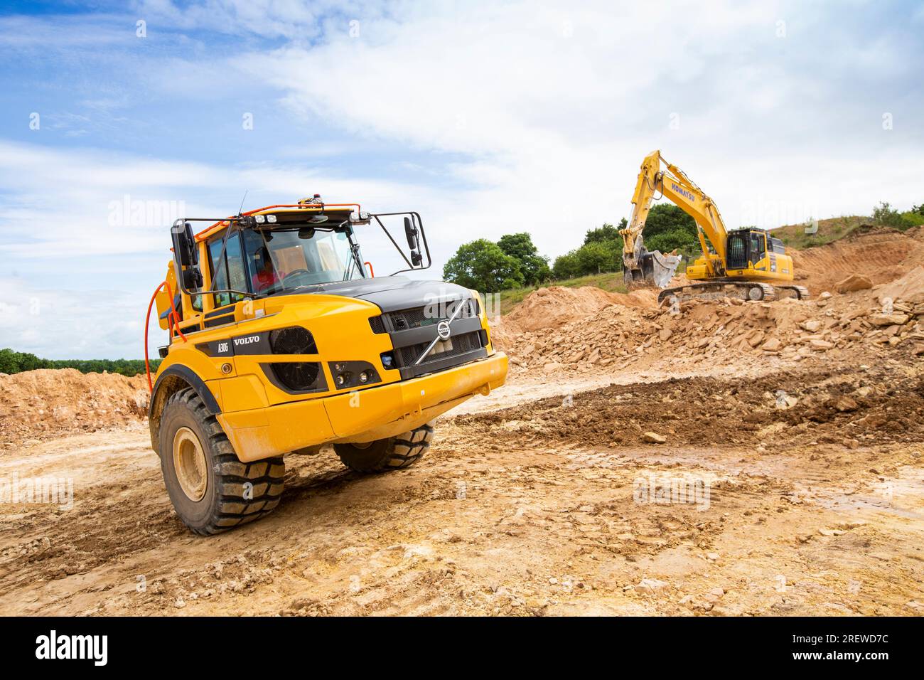 Komatsu grader hi-res stock photography and images - Alamy