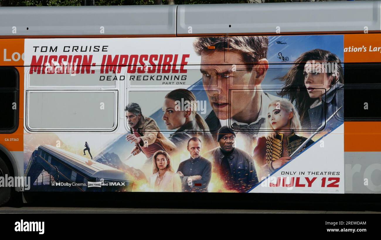 Los Angeles, California, USA 29th July 2023 Tom Cruise Mission ...