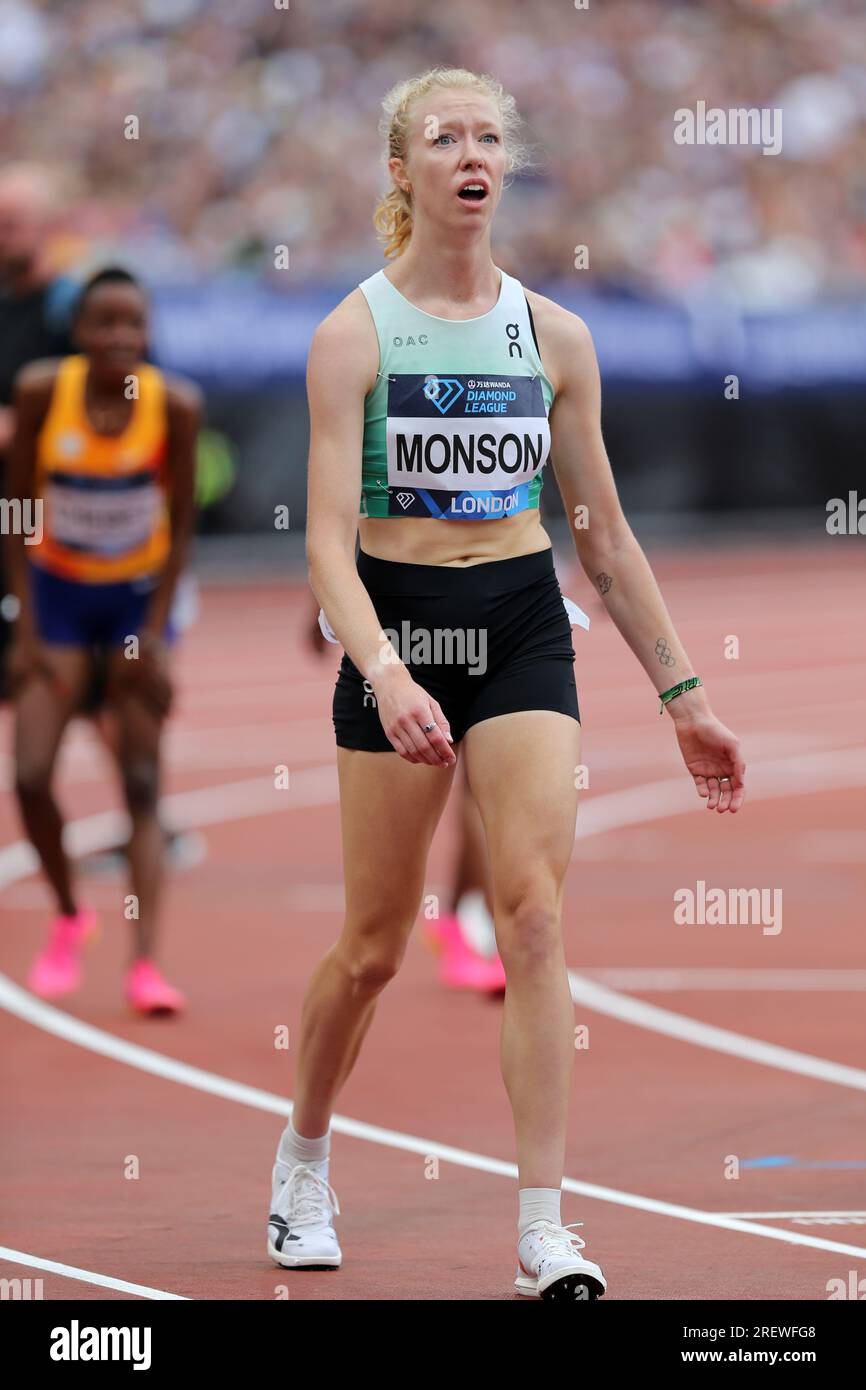 Alicia MONSON (United States of America) after competing in the Women's ...