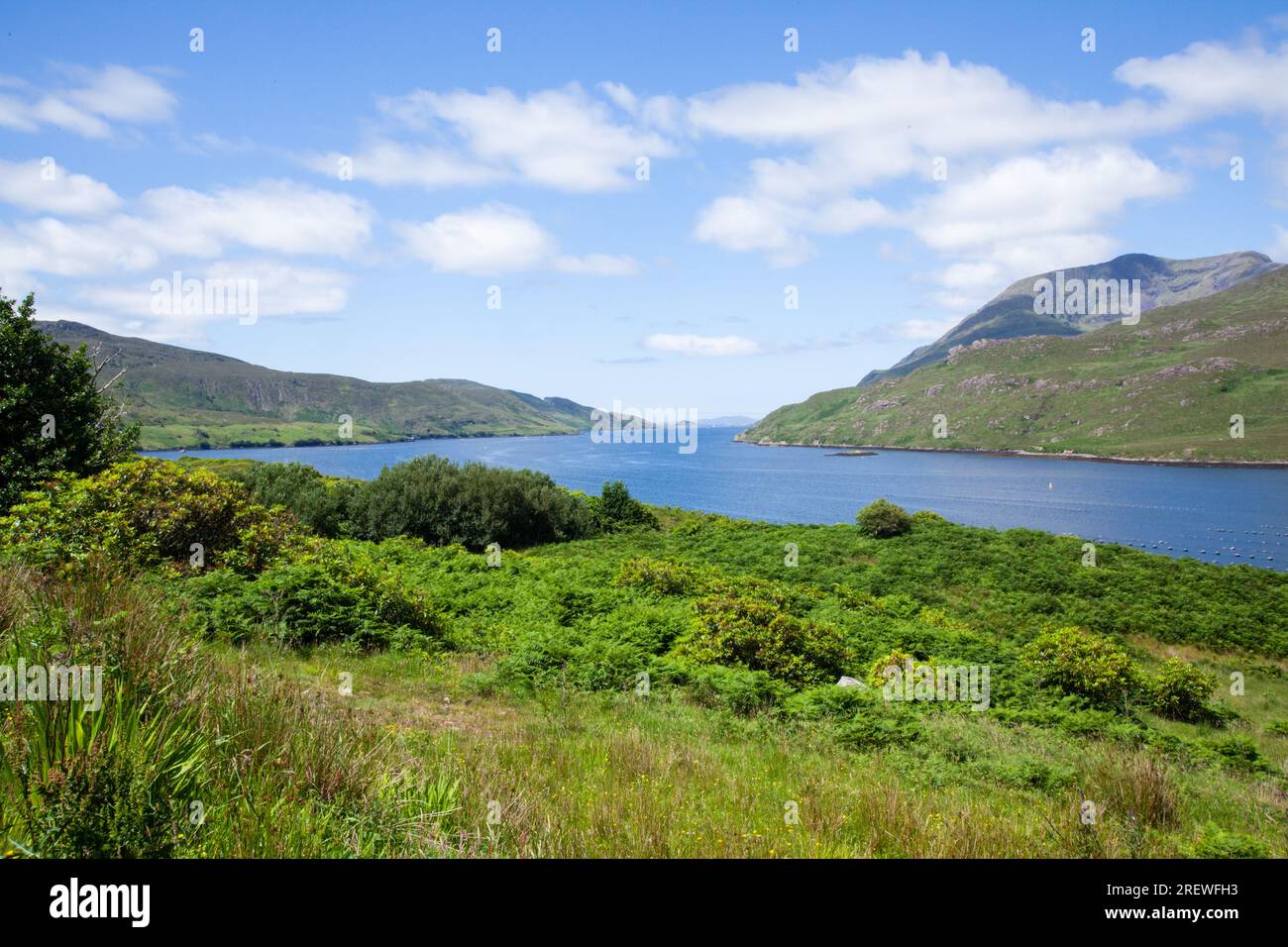 Killary Harbour Leenane Ireland Map