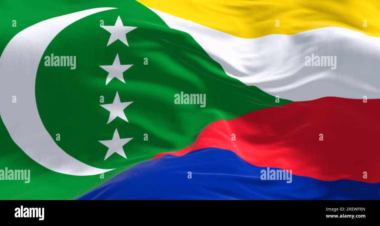 Yellow white green flag hi-res stock photography and images - Alamy