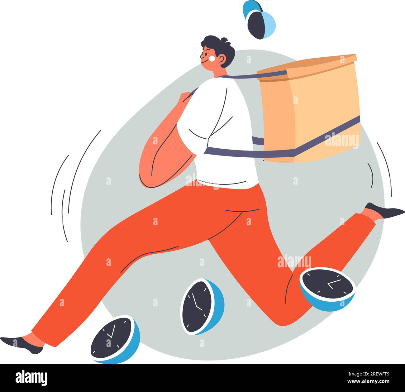Logistic portrait delivery man Cut Out Stock Images & Pictures - Alamy