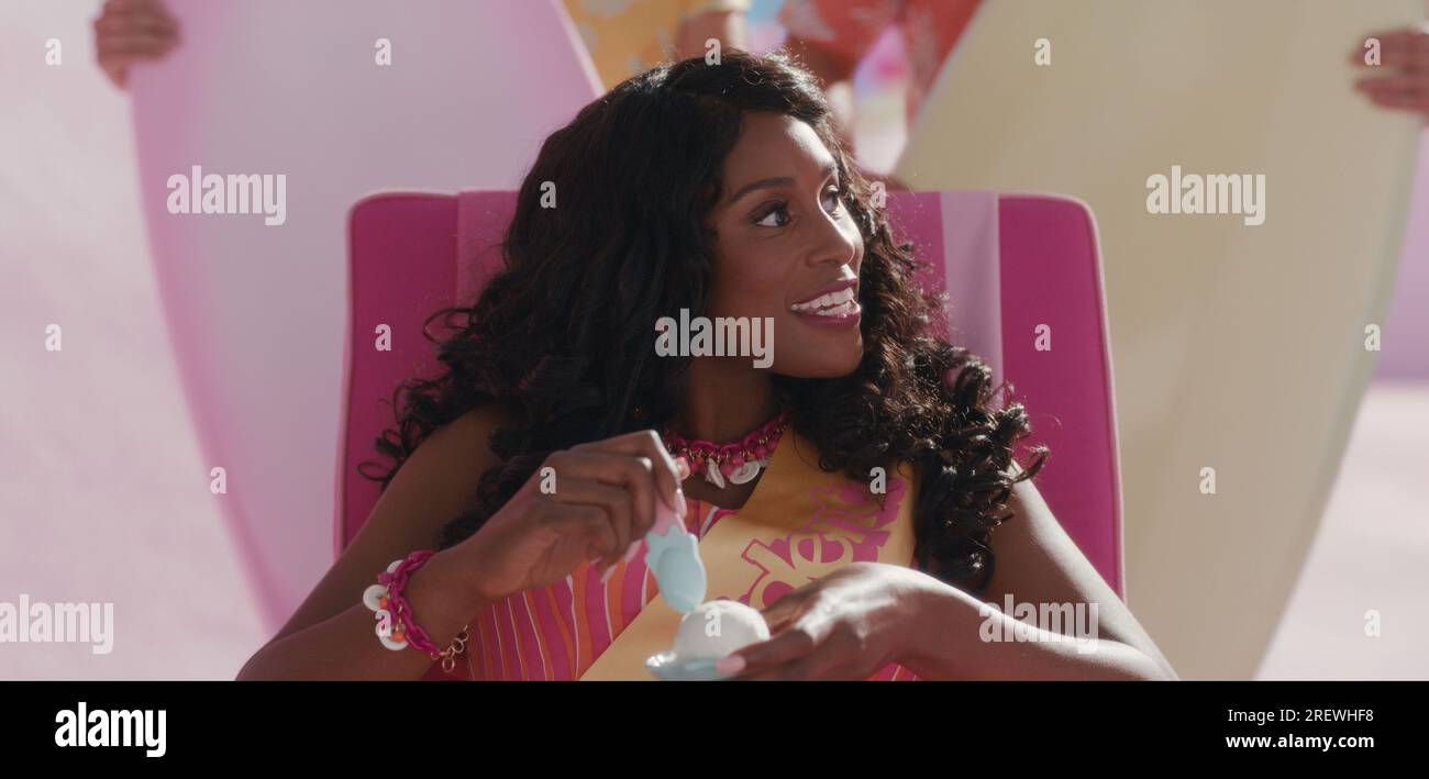 ISSA RAE in BARBIE (2023), directed by GRETA GERWIG. Credit: WARNER ...