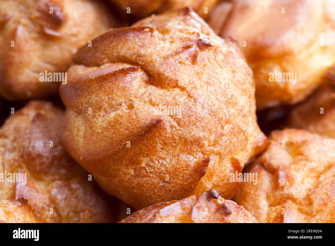 delicious pastries hollow inside for fillings, soft cookies made from ...