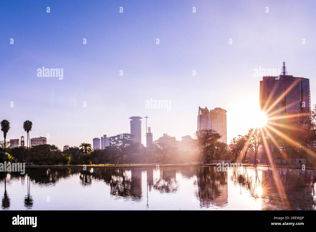 Nairobi Cityscape Capital City Of Kenya Modern Skyscrapers Skyline ...