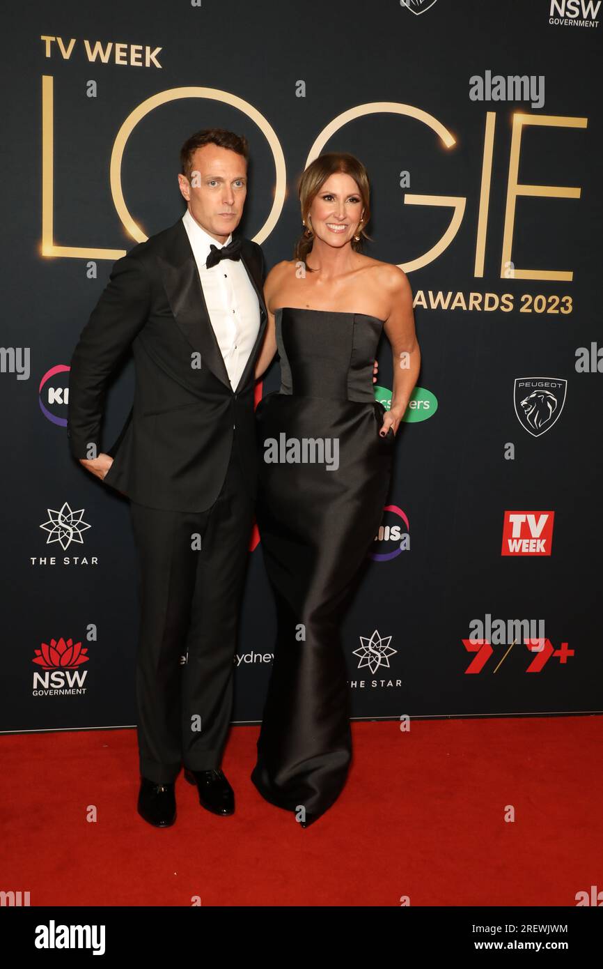 Sydney, Australia. 30th July 2023. Matt Shirvington and Natalie Barr ...