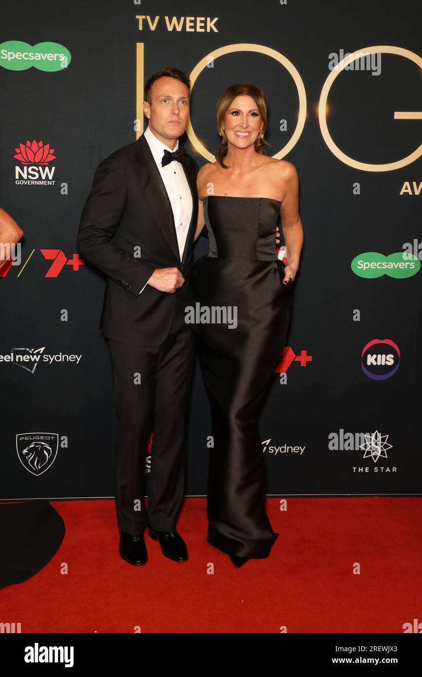 Sydney, Australia. 30th July 2023. Matt Shirvington and Natalie Barr ...