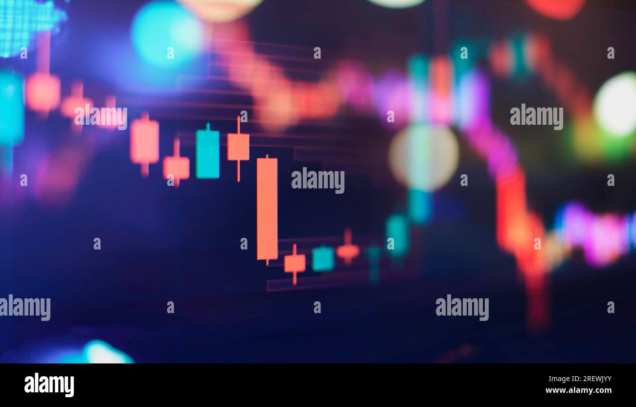 Market Analyze. Bar graphs, Diagrams, financial figures Stock Photo - Alamy