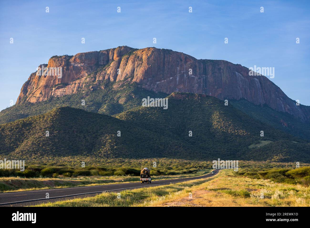 Mt. Ololokwe Tourist attraction in Kenya Samburu Sacred Table Mountain ...