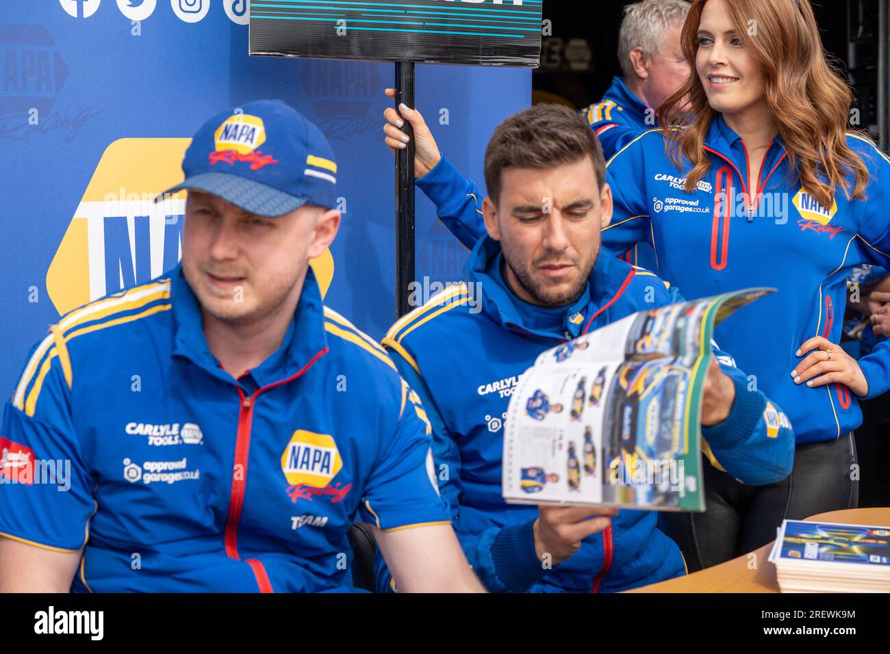 Darlington, UK. 30th July, 2023. Pit Lane Walkabout during the British ...