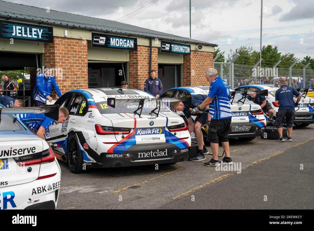 Croft btcc pit lane walkabout hi-res stock photography and images - Alamy
