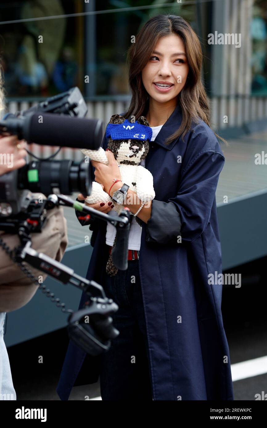 Muni "Lily" He (CHN), F1 Grand Prix of Belgium at Circuit de Spa ...
