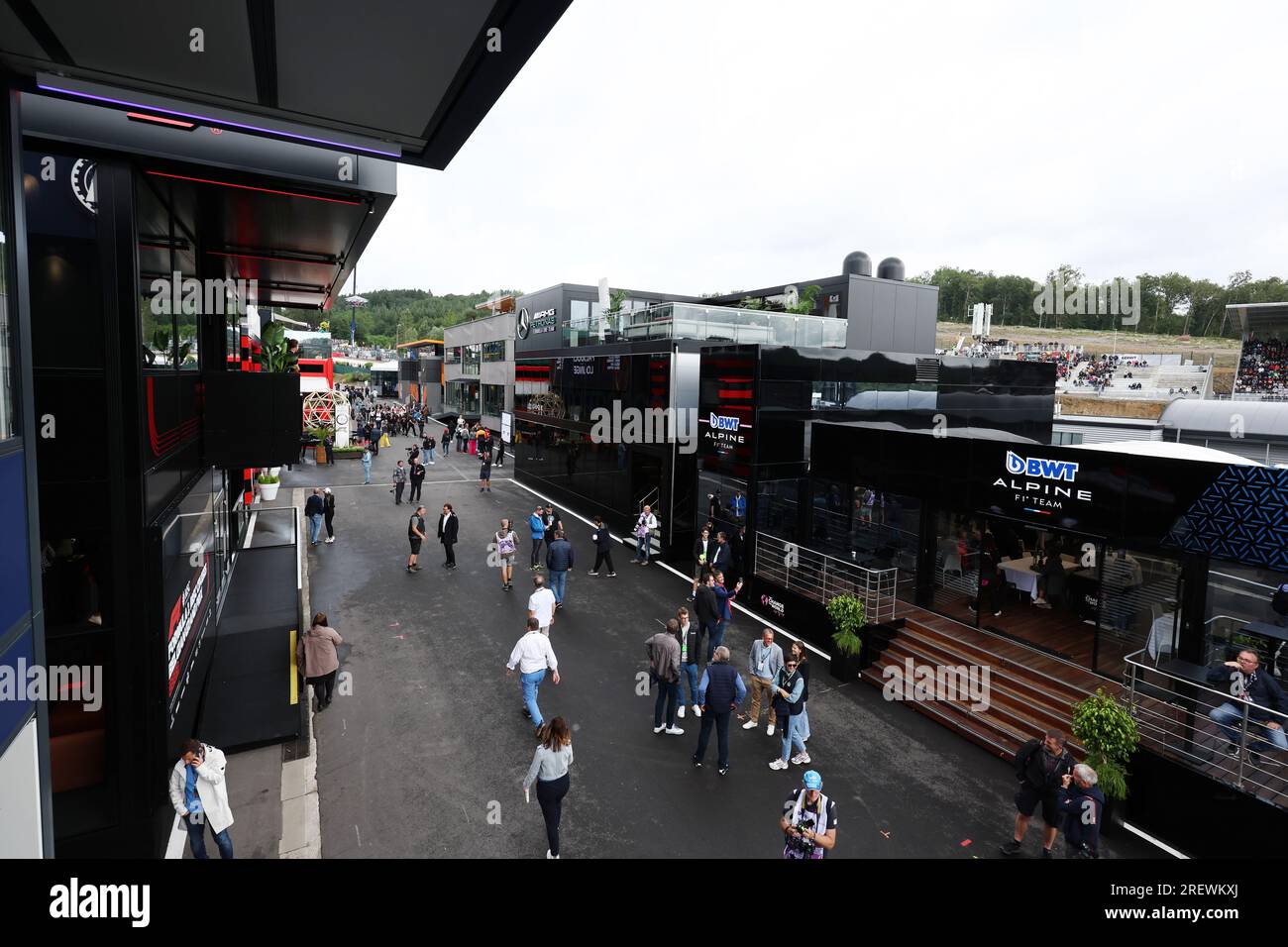 Spa Francorchamps, Belgium. 30th July, 2023. Paddock atmosphere ...