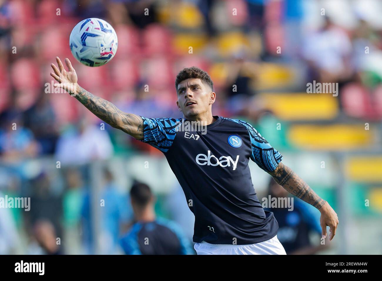 SSC Napoli's Italian defender Giovanni Di Lorenzo gesticulate before ...