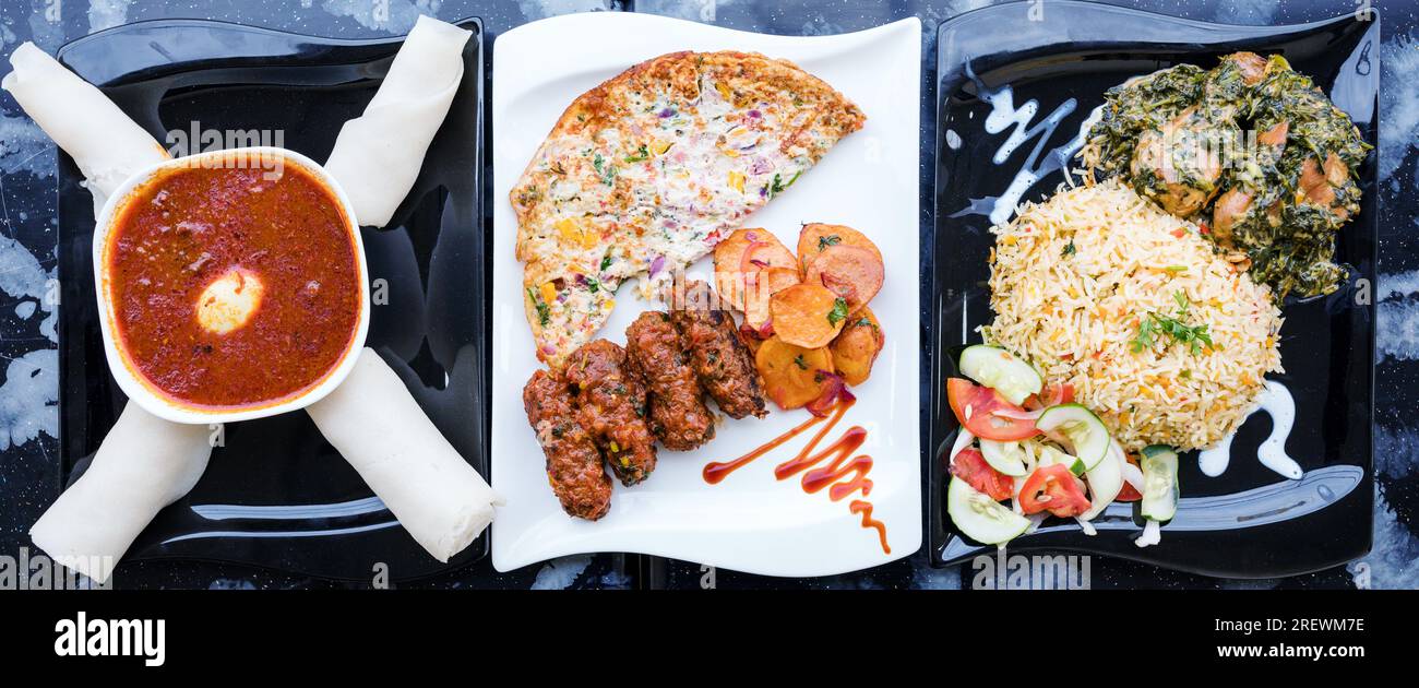 Nyama Choma Sukuma wiki Pilau Ugali Chapati Githeri Mandazi Mukimo ...
