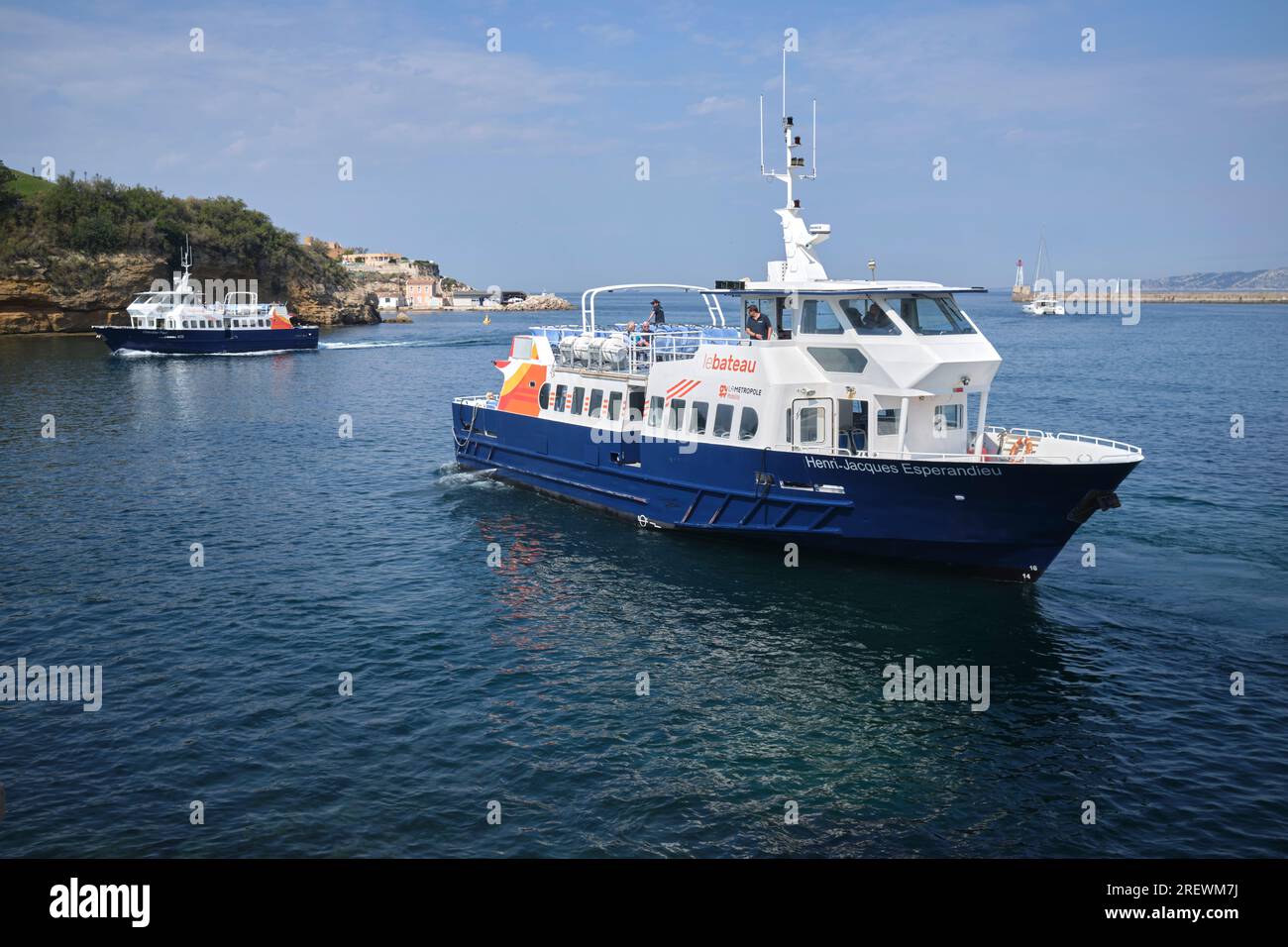 Harbour Ferry Marseille France Stock Photo - Alamy