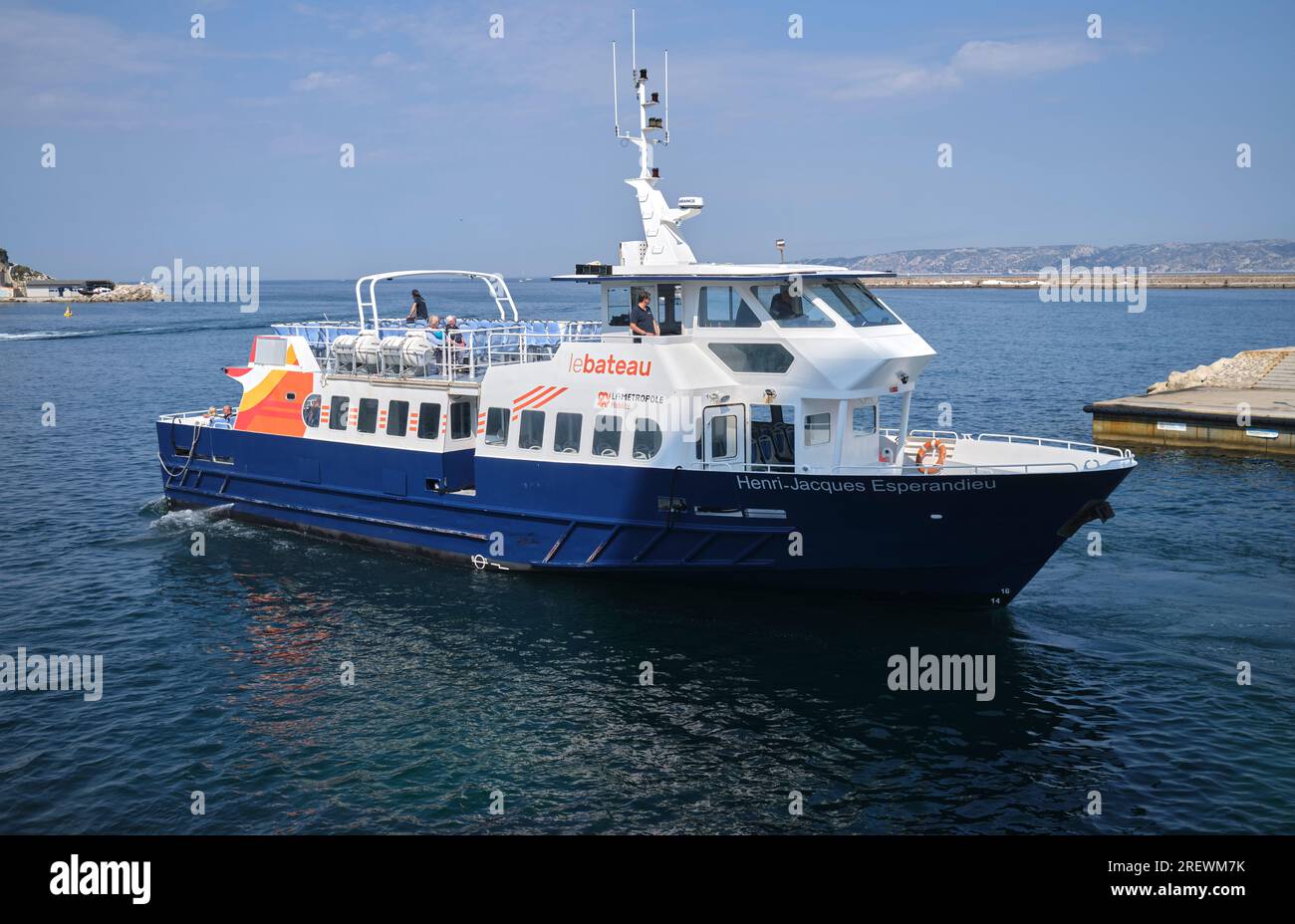 Harbour Ferry Marseille France Stock Photo - Alamy