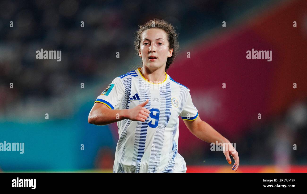 Philippines' Isabella Flanigan in action during the Women's World Cup ...