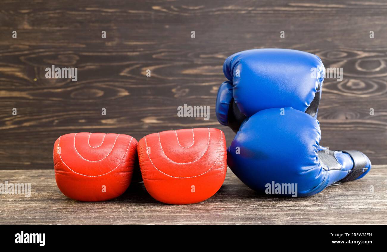 professional boxing gloves for boxing and active development of combat ...