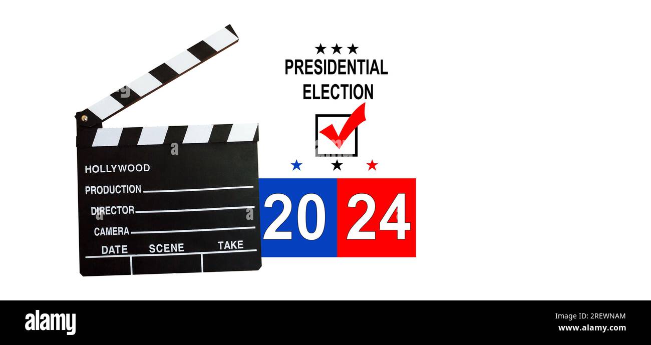 United states flag and presidential election graphic design Stock Photo ...