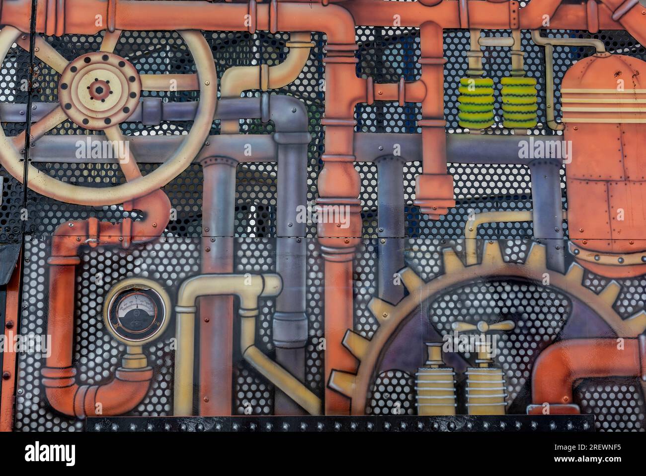 Steampunk Pipes And Gears