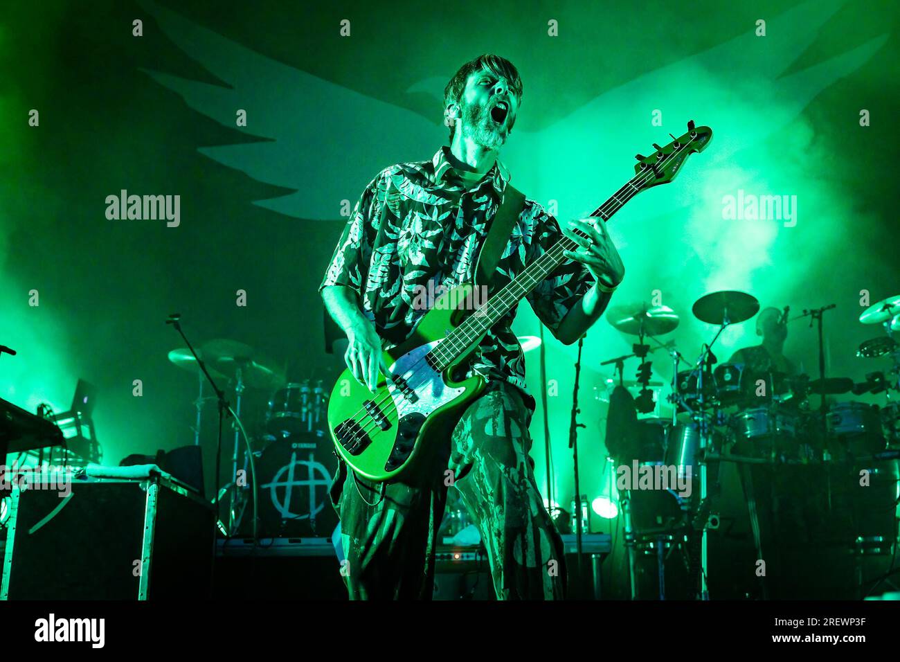 Fredrikstad, Norway. 28th, July 2023. The Swedish ska band Hoffmaestro ...