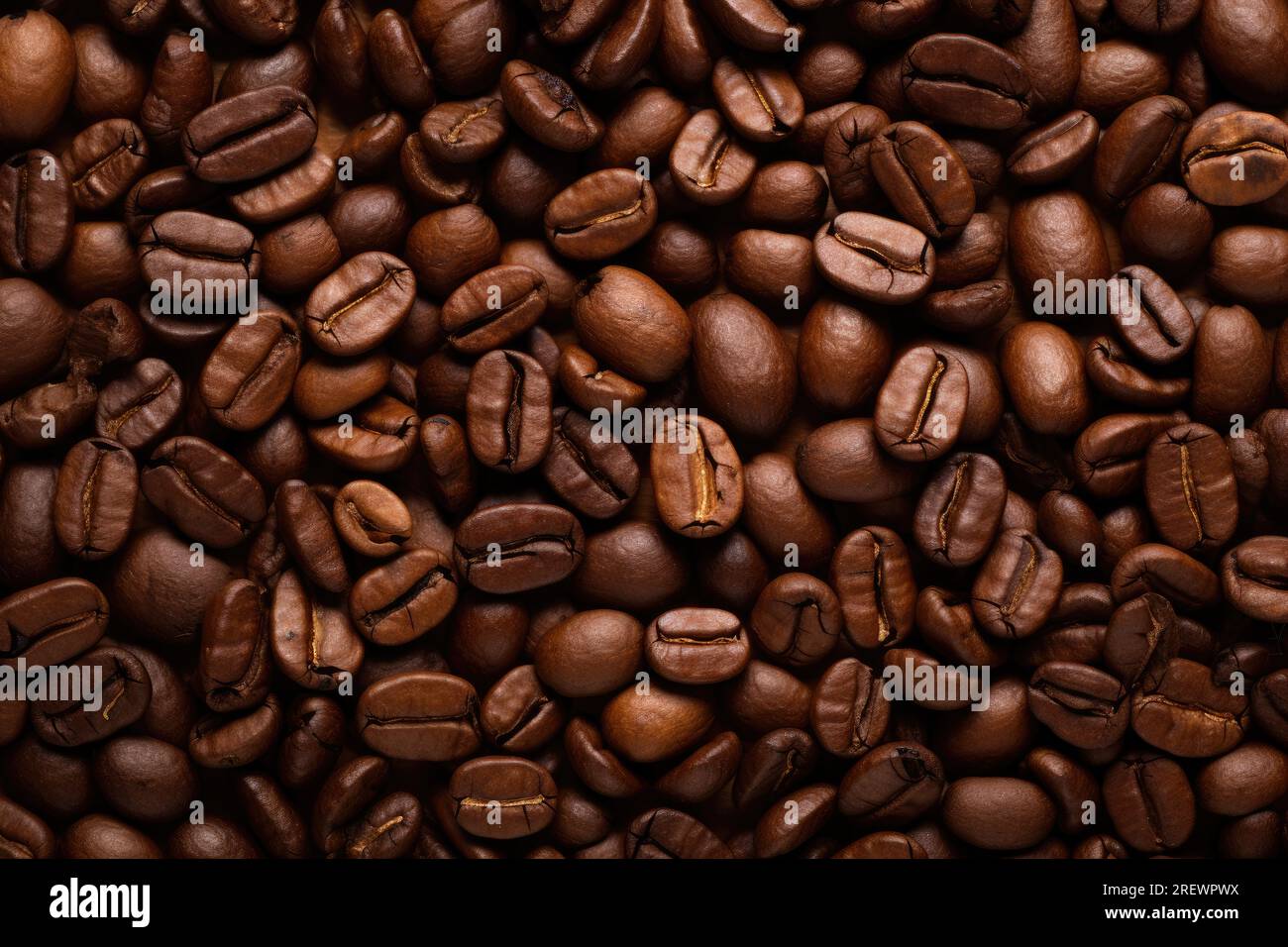 Coffee beans shot up close Stock Photo - Alamy