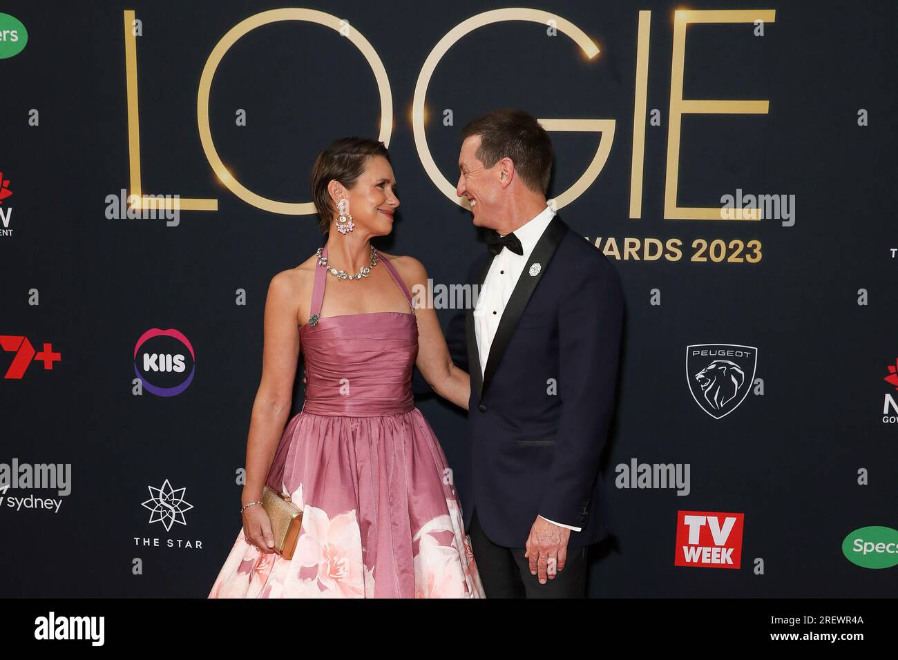 July 30, 2023: ROVE MCMANUS (R) attends the 63rd TV WEEK Logie Awards ...