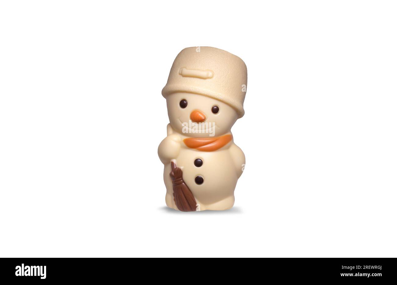 snowman isolated on white background Stock Photo - Alamy