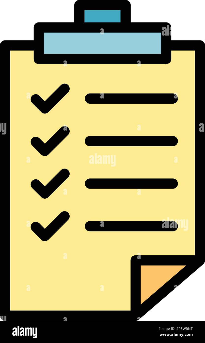 Medical checklist icon outline vector. Health form. Diagnostic report ...