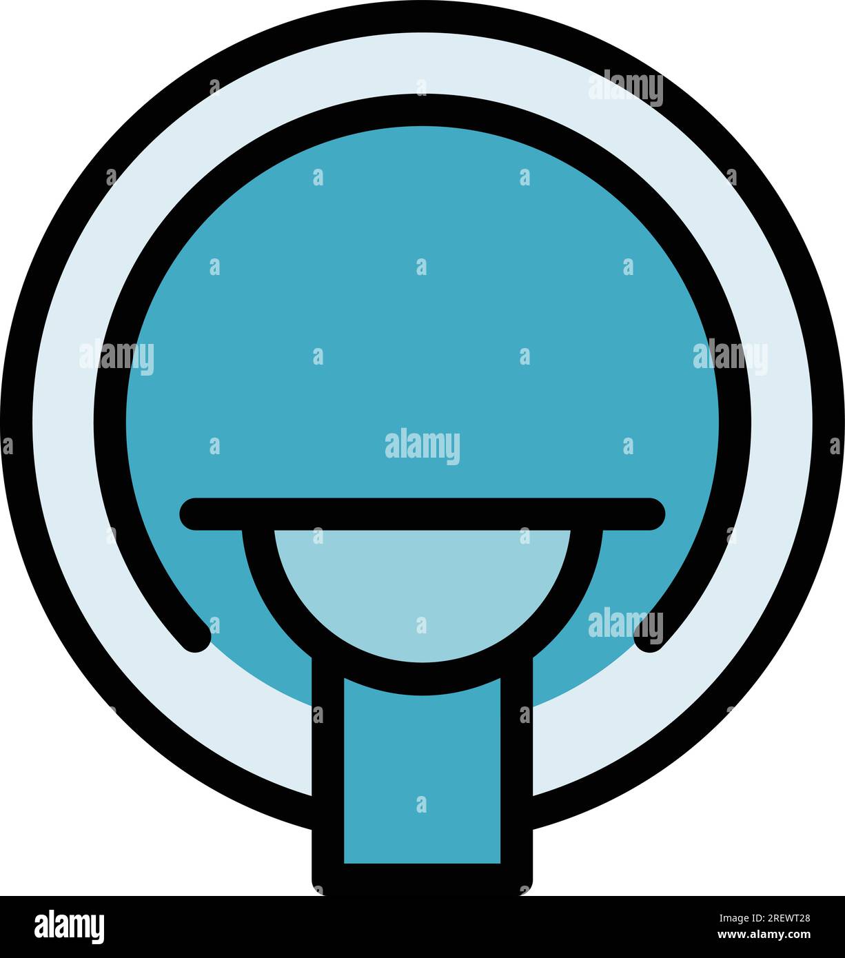 Magnetic tomography icon outline vector. Mri scan. Medical scanner ...