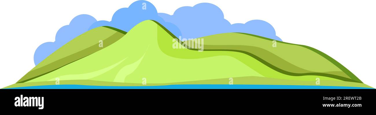 Hills cartoon illustration Stock Vector Image & Art - Alamy