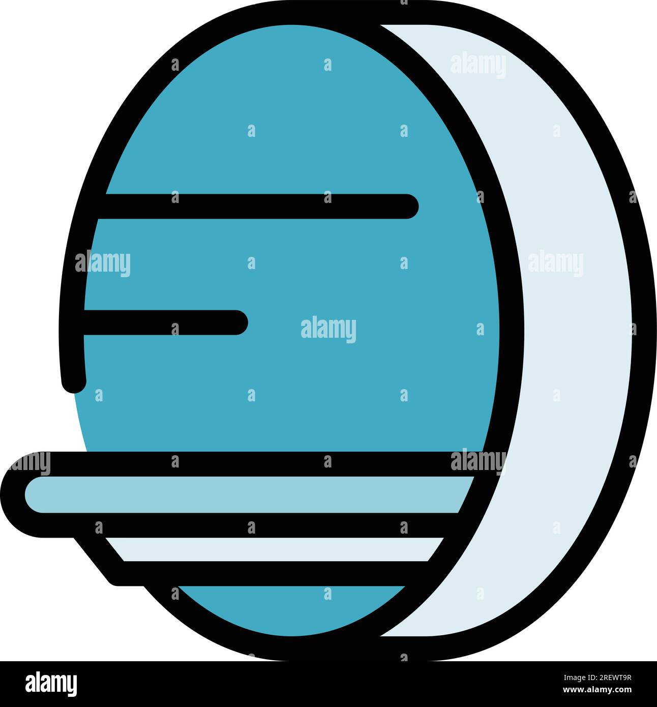 Mri machine icon outline vector. Magnetic resonance. Medical scanner ...