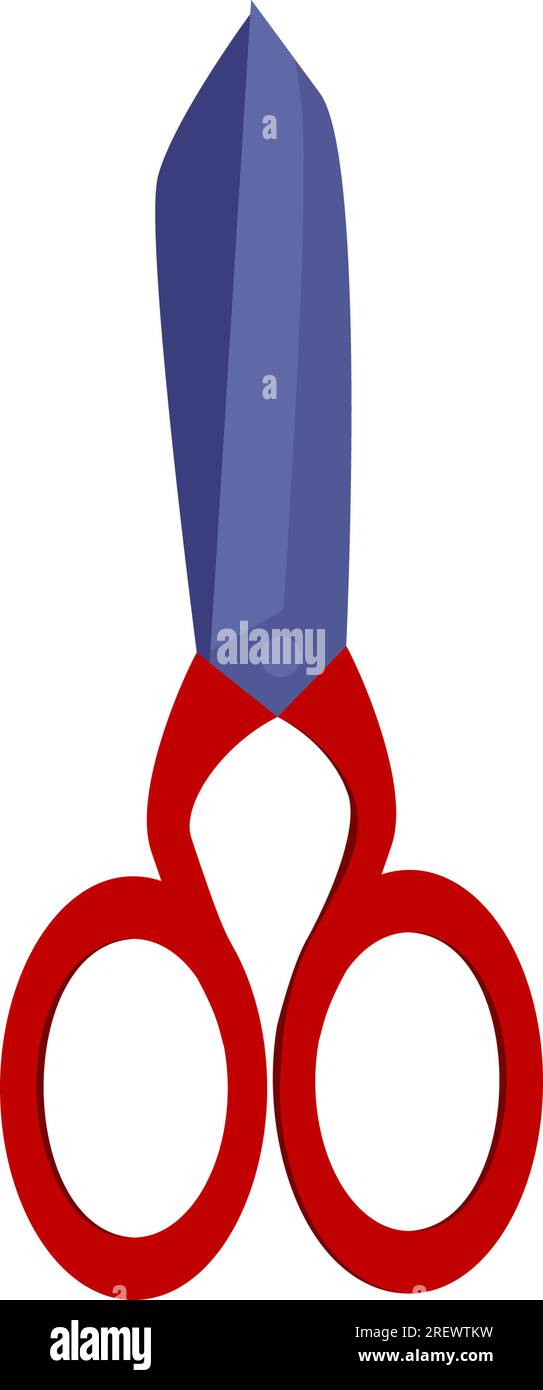 Scissors for cutting paper vector illustration Stock Vector Image & Art ...