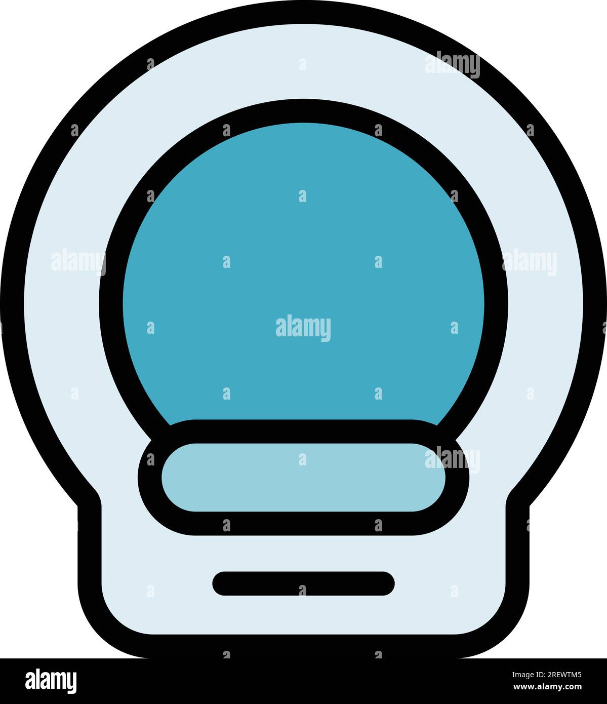 Man medical mri icon outline vector. Medical scanner. Magnetic ...