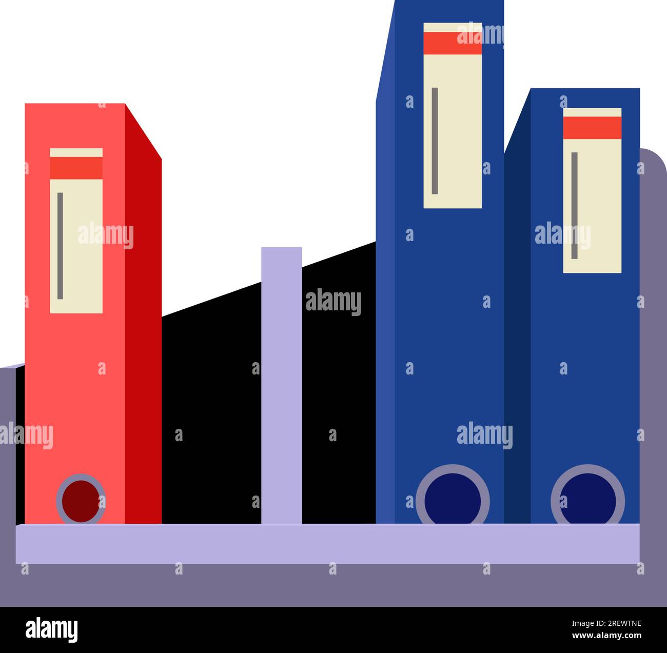 Cartoon folders hi-res stock photography and images - Alamy