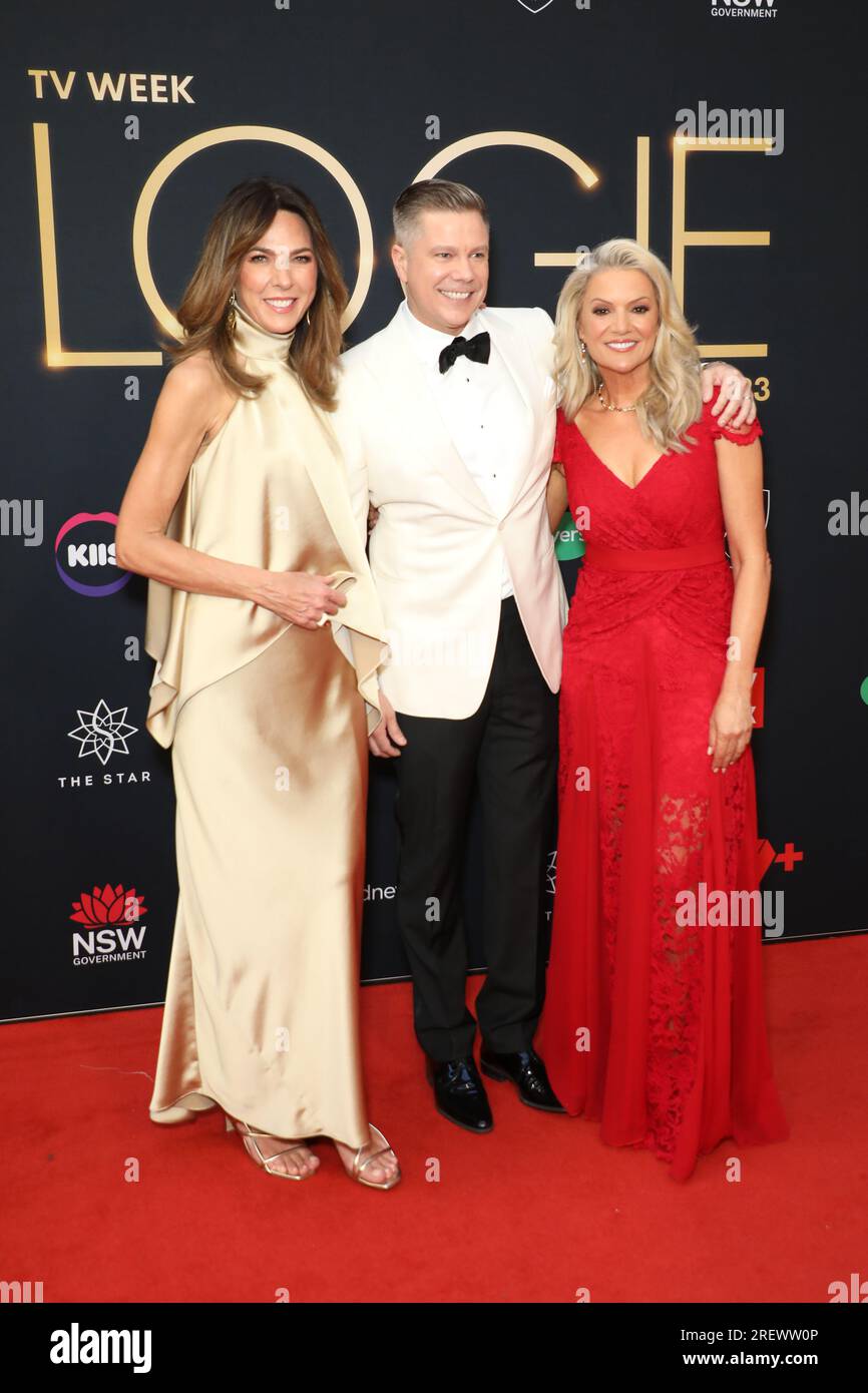 Sydney, Australia. 30th July 2023. 10 News First, L-R: Jennifer Keyte ...