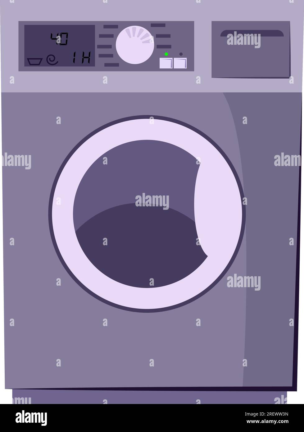 Washing machine cartoon illustration Stock Vector Image & Art - Alamy