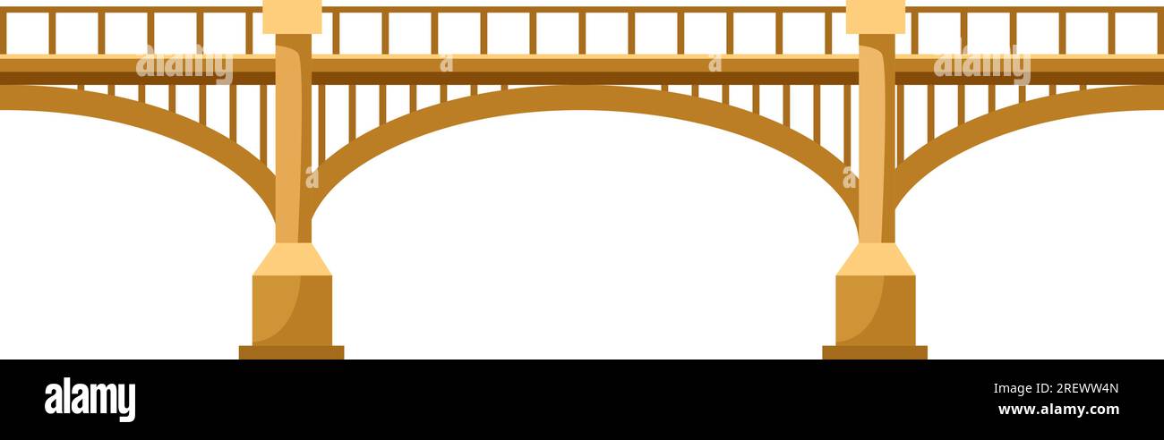 Highway bridge vector illustration Stock Vector Image & Art - Alamy