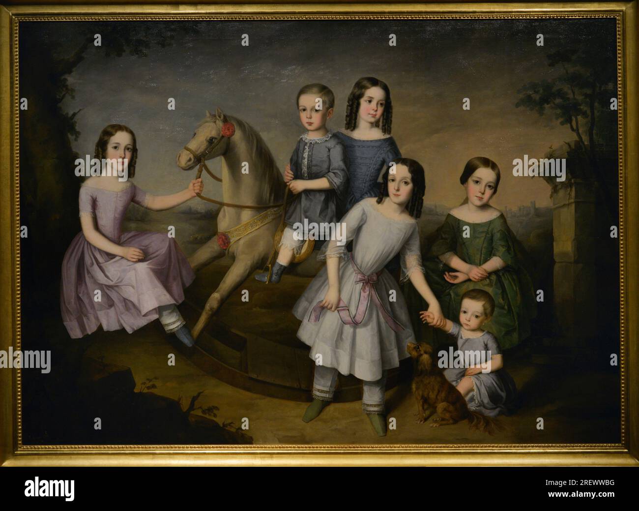 Jose Roldan Martinez (1808-1871). Spanish painter. The children of the ...