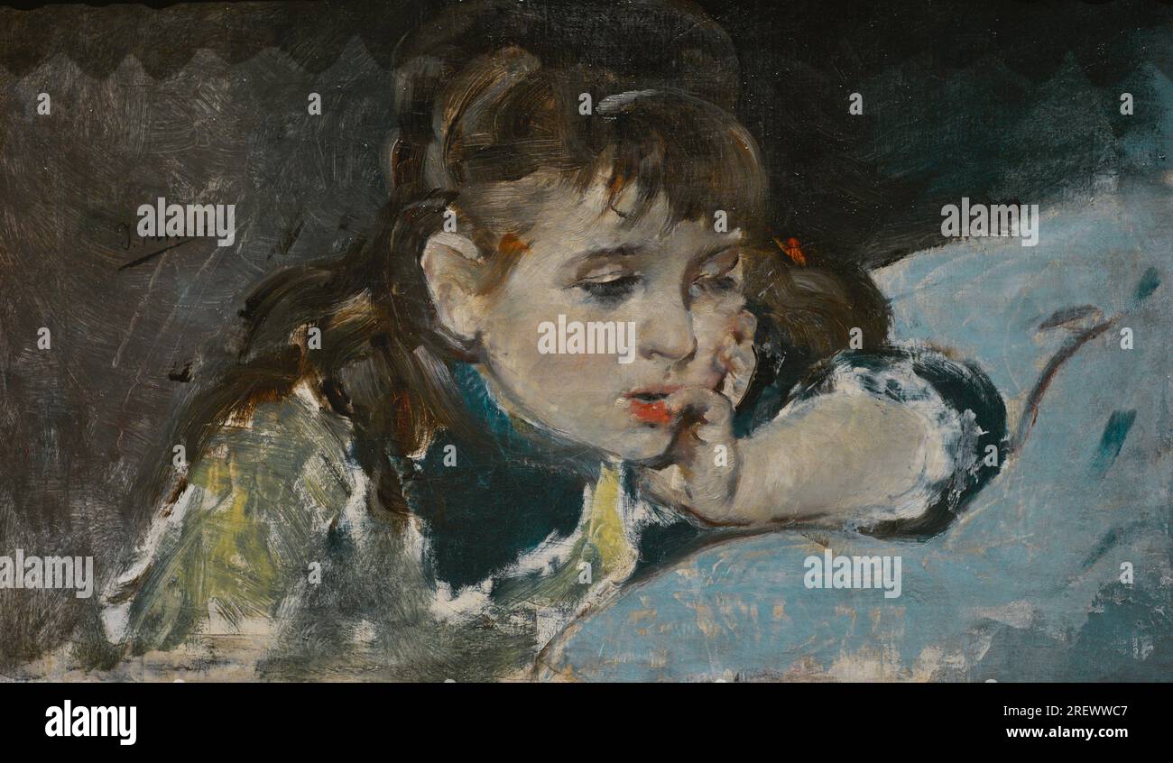 Ignacio Pinazo (1849-1916). Spanish painter. Girl, 1890-1895. It ...