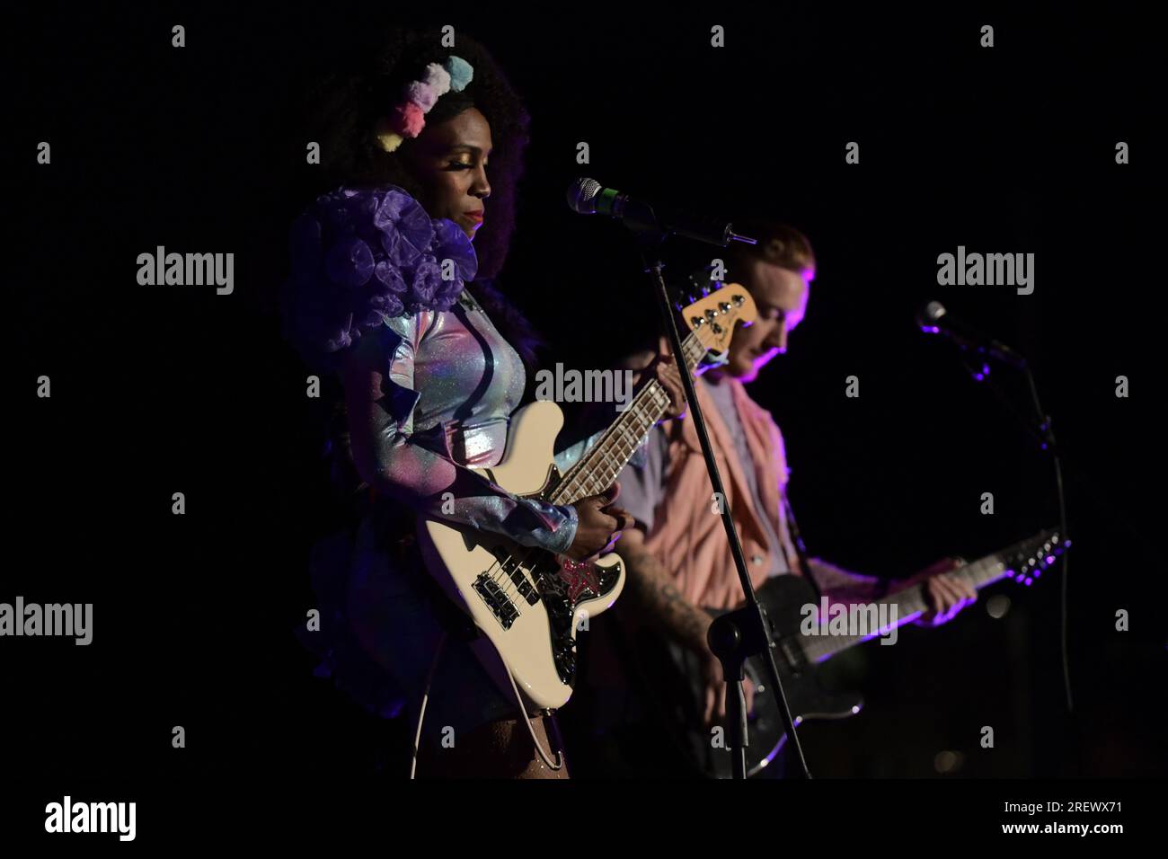 Nik West performs during the live concert at Jazz & Image show on July ...