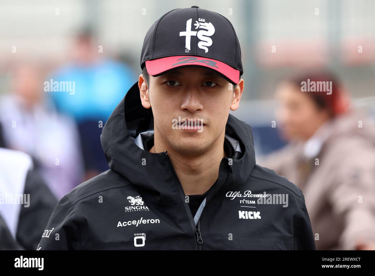 Stavelot, Belgium. 30th July, 2023. Guanyu Zhou of Alfa Romeo F1 Team ...
